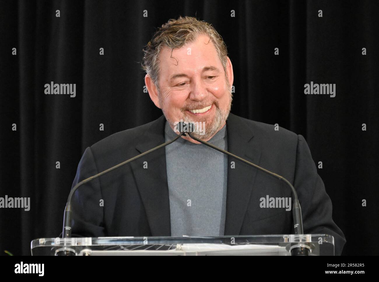 James L. Dolan, executive chairman and CEO MSG Entertainment, announces ...
