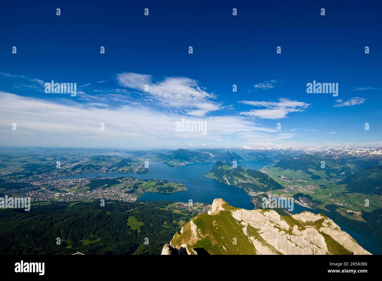 Switzerland. Lucerne canton. Lucerne lake. landscape Stock Photo - Alamy