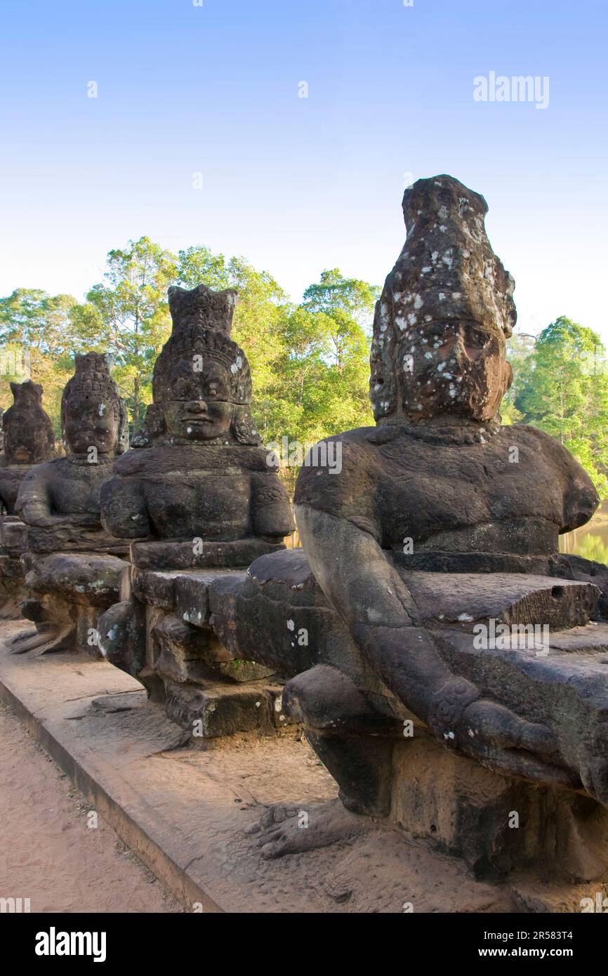 Angkor Thom temple. Cambodia Stock Photo - Alamy