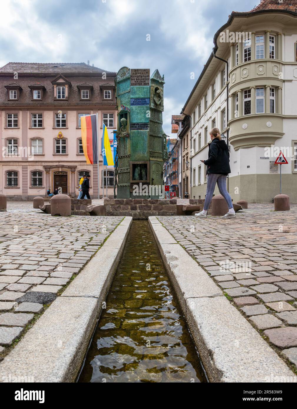 Villingen-Schwenningen, Germany - April 30, 2023: Old town square of ...