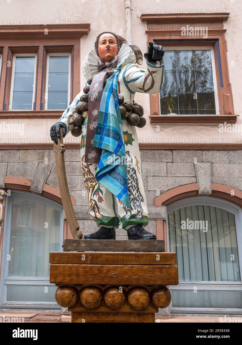 Villingen-Schwenningen, Germany - April 30, 2023: The statue of Narro ...