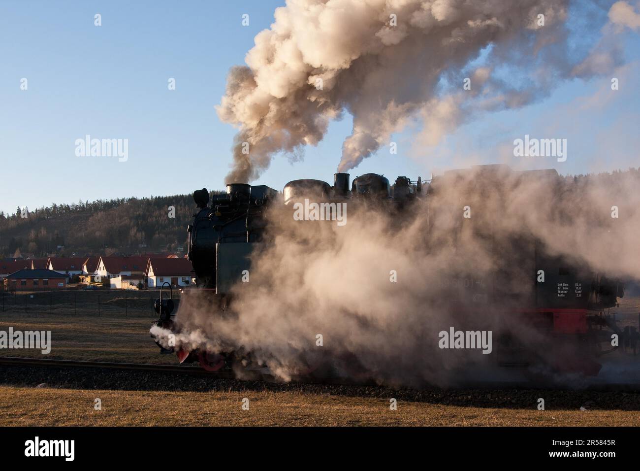Steam Locomotive Selketalbahn Stock Photo Alamy