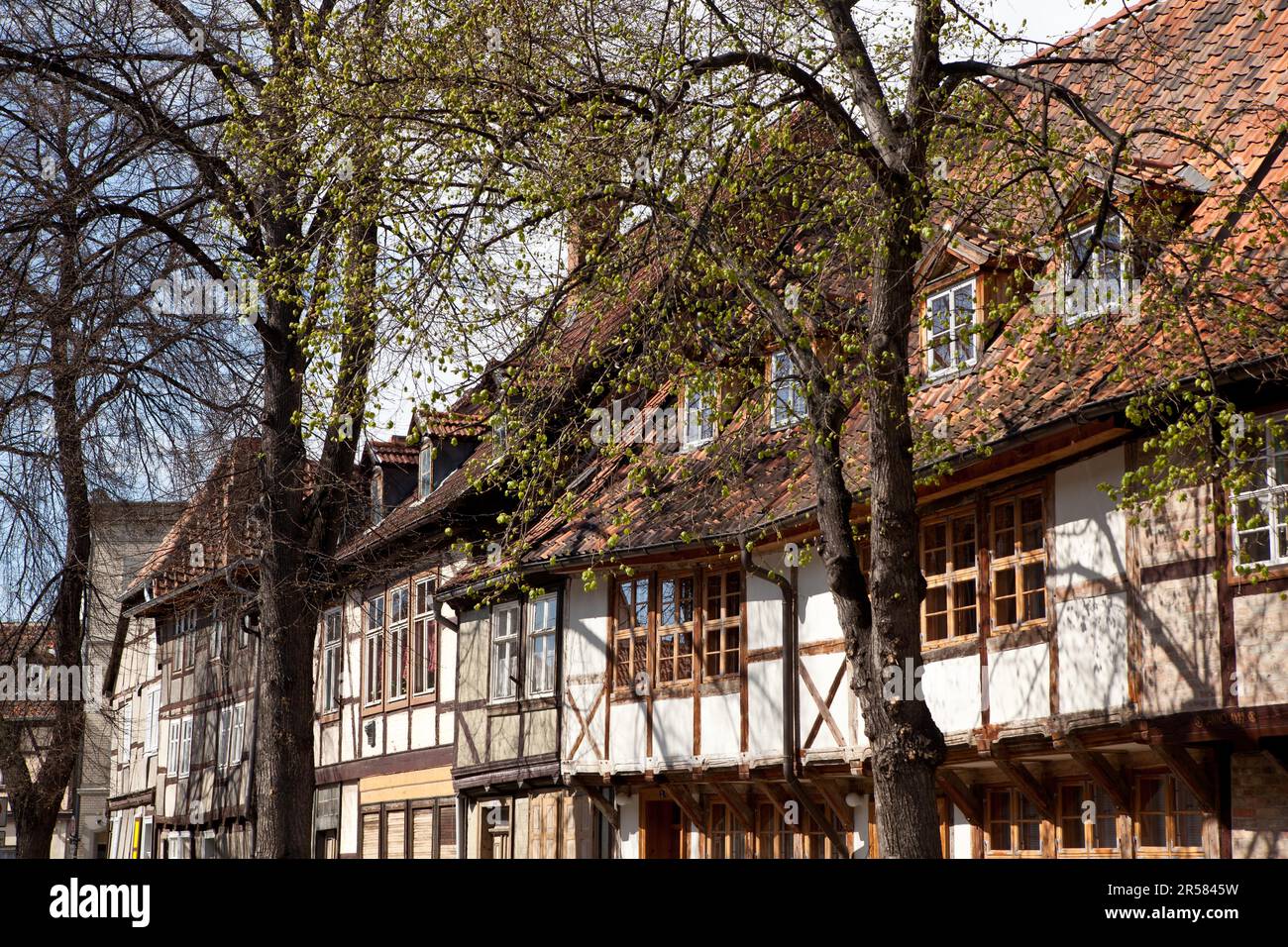 World Heritage City of Quedlinburg Harz Mountains Stock Photo - Alamy