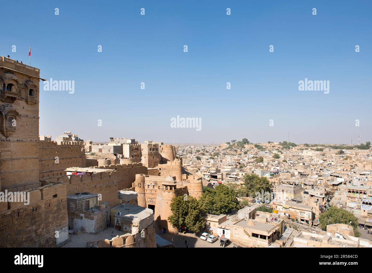India. Rajasthan. Jaisalmer. landscape Stock Photo - Alamy