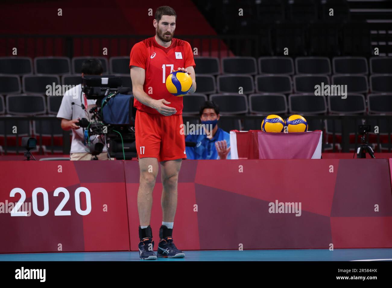 AUG 7, 2021 - Tokyo, Japan: Maxim MIKHAYLOV #17 of Team Russia in the ...