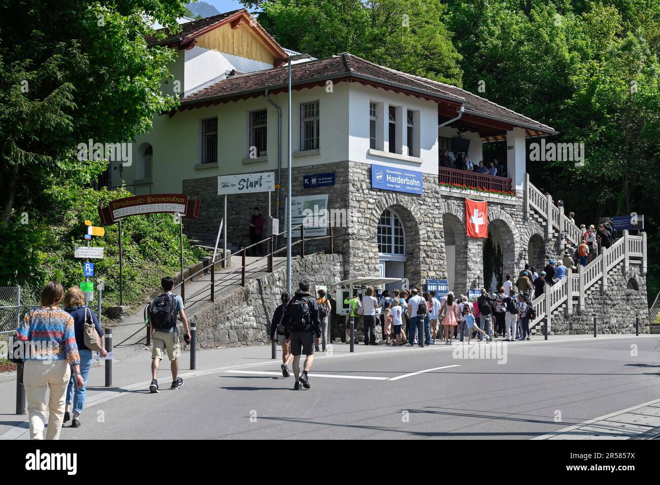 Harderbahn, Interlaken, Switzerland Stock Photo - Alamy