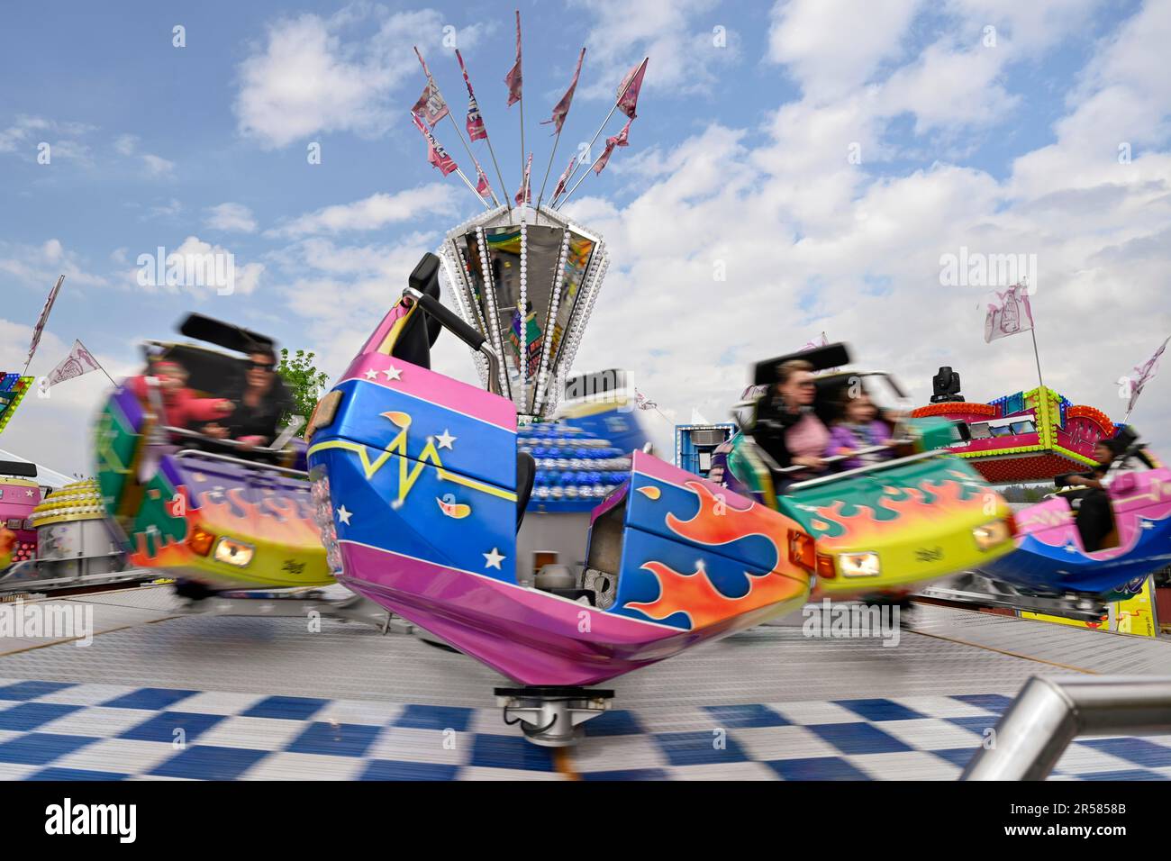 Break Dance Carousel Stock Photo - Alamy