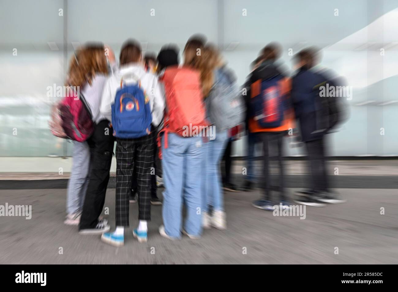School satchel hi-res stock photography and images - Alamy
