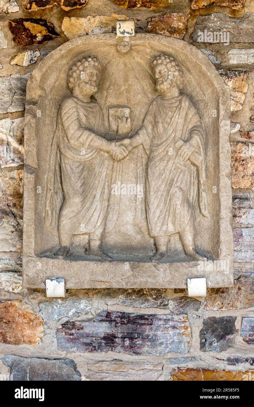 Stone with relief for Concordia, Concord about after conclusion of a ...