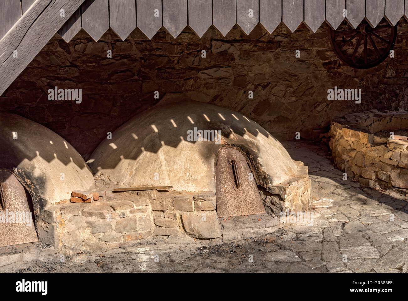 Dome ovens, bread ovens, baking ovens for bread, panificium, Roman fort ...