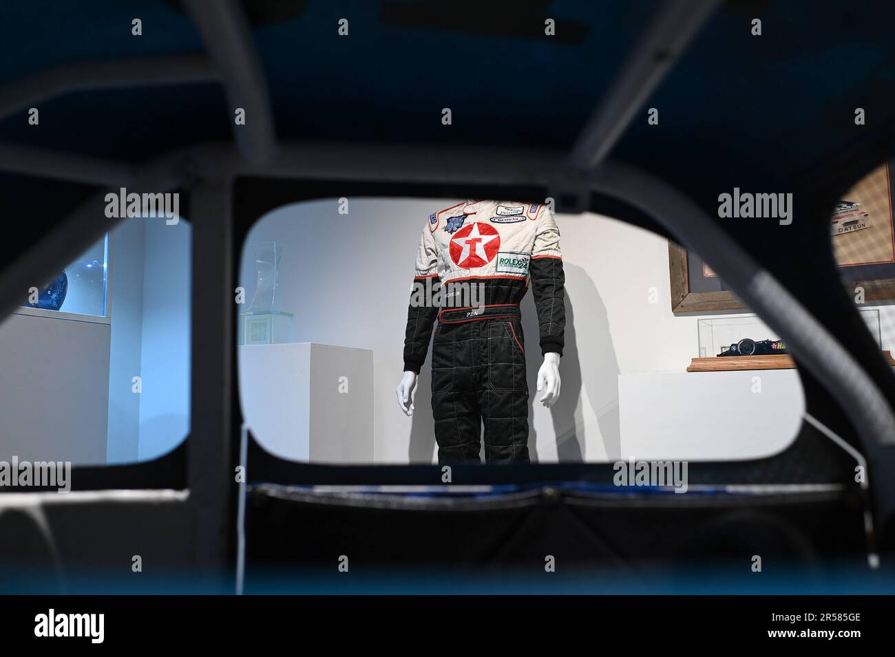 New York, USA. 01st June, 2023. Paul Newman racing suits on display as ...