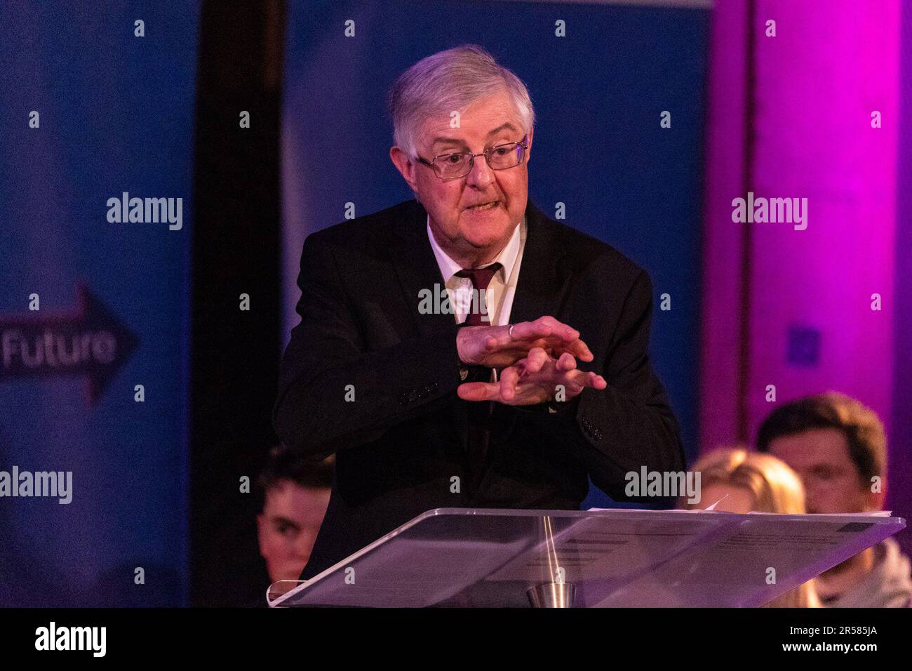 Edinburgh, United Kingdom. 01 June, 2023 Pictured: Mark Drakeford ...
