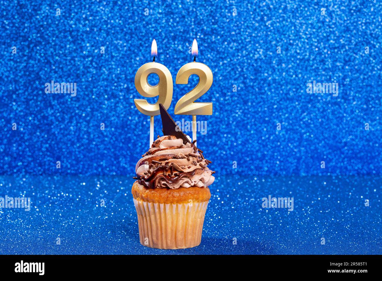 Cupcake With Number For Celebration Of Birthday Or Anniversary; Number ...