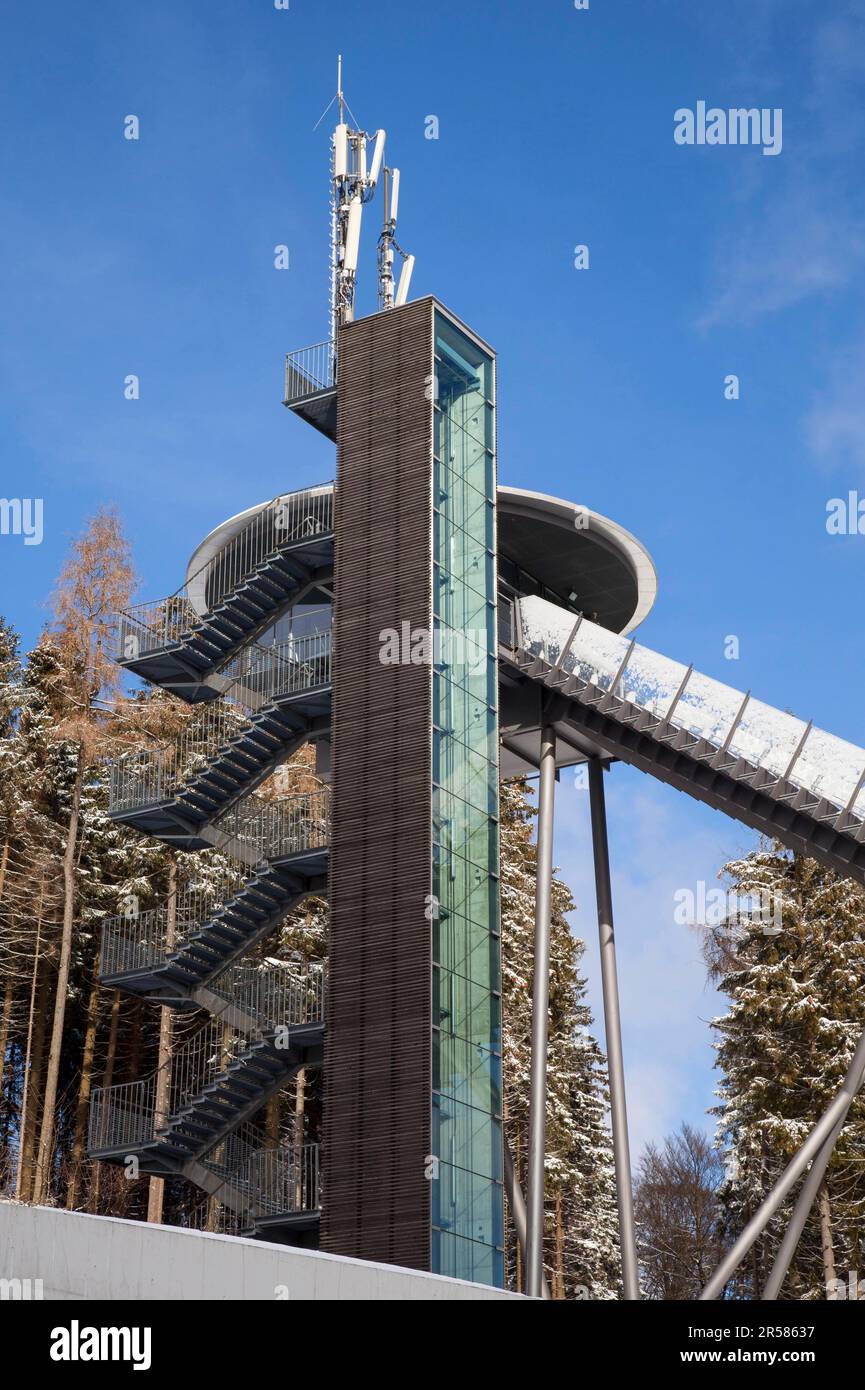 Muehlenkopfschanze, Willingen, Waldecker Land, Hesse, Germany Stock ...