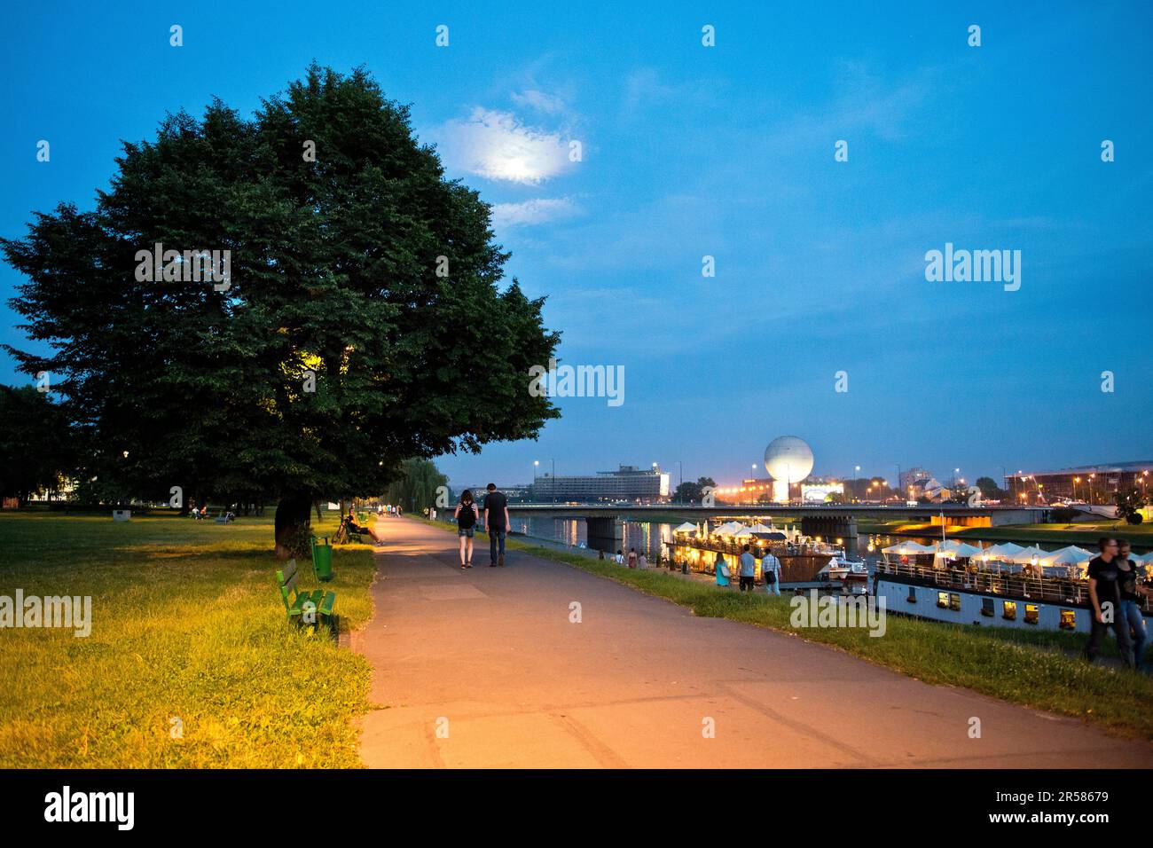Poland. Krakow. Landscape. Vistula river Stock Photo - Alamy