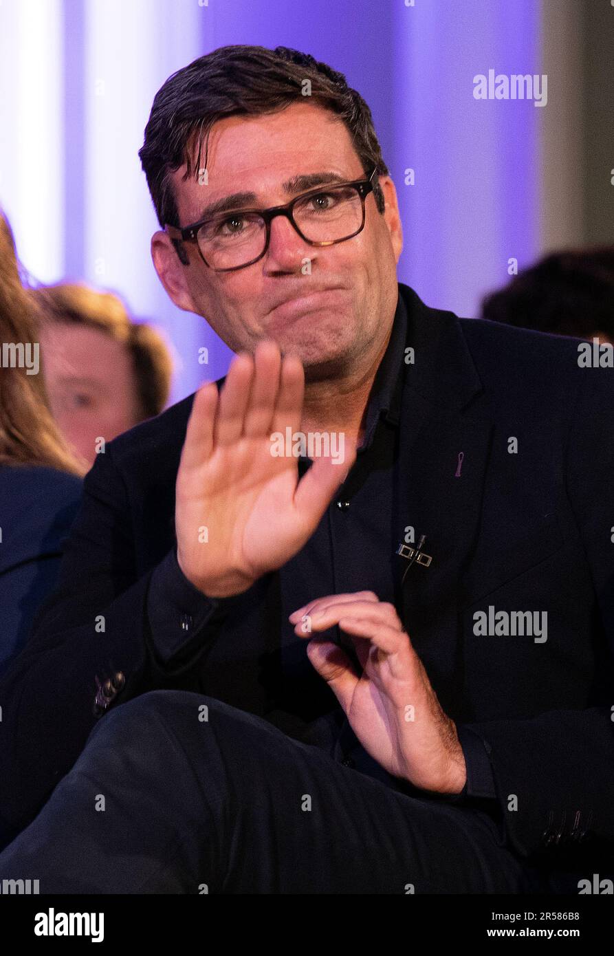 Mayor of Greater Manchester Andy Burnham during a 'Making Britain Work ...