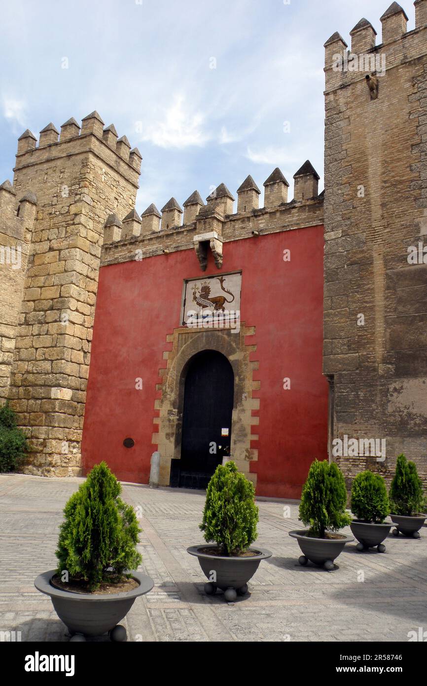 Real Alcazar. Seville. Spain Stock Photo - Alamy
