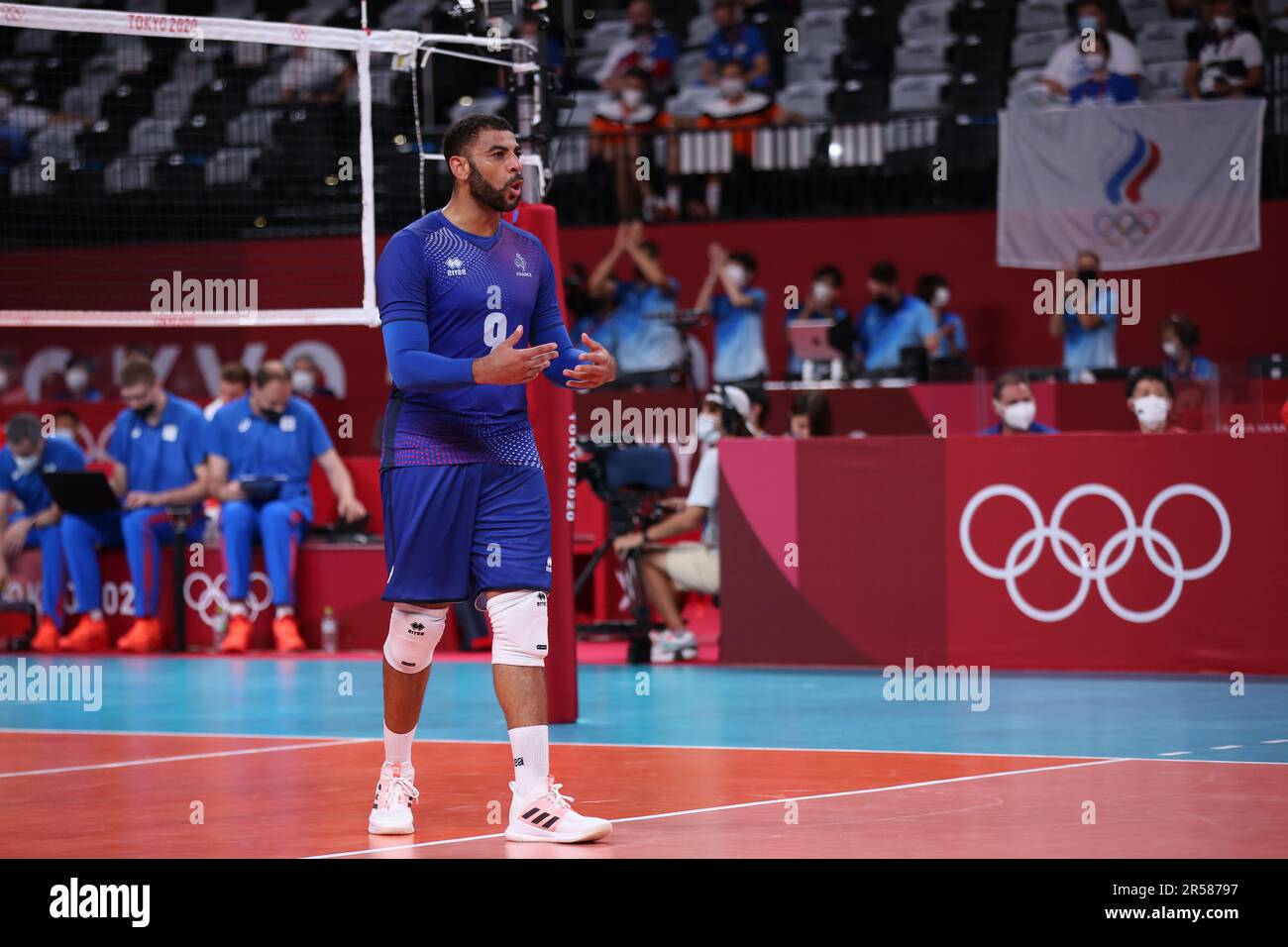 AUG 7, 2021 - Tokyo, Japan: Earvin NGAPETH #9 of Team France in the ...