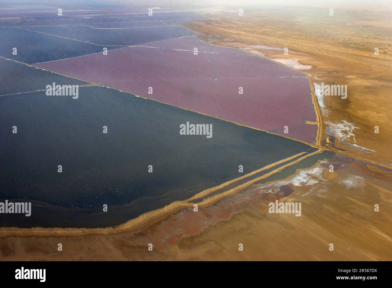 Salt flats. surrounding of Uis. Namibia Stock Photo - Alamy