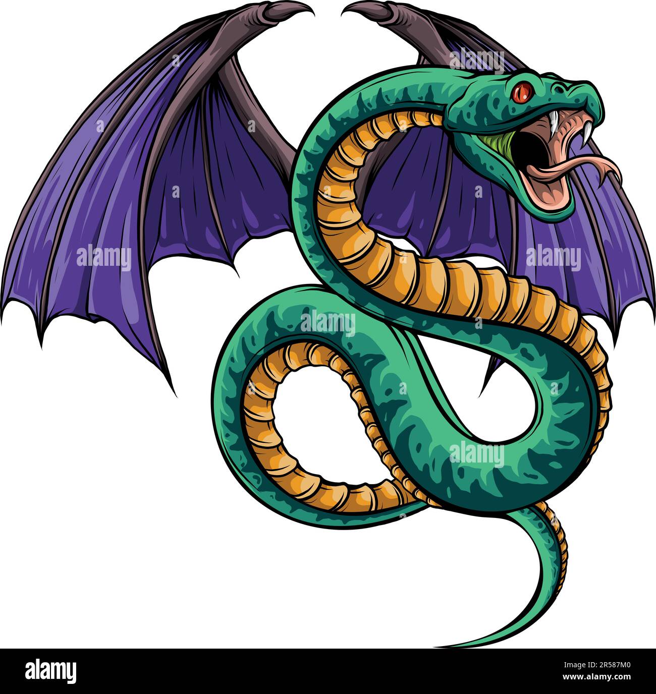 Snake With Wings Mythology