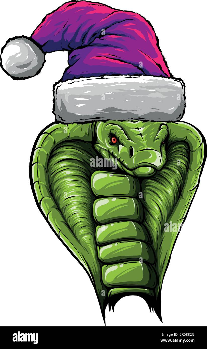 Santa Cartoon Snake
