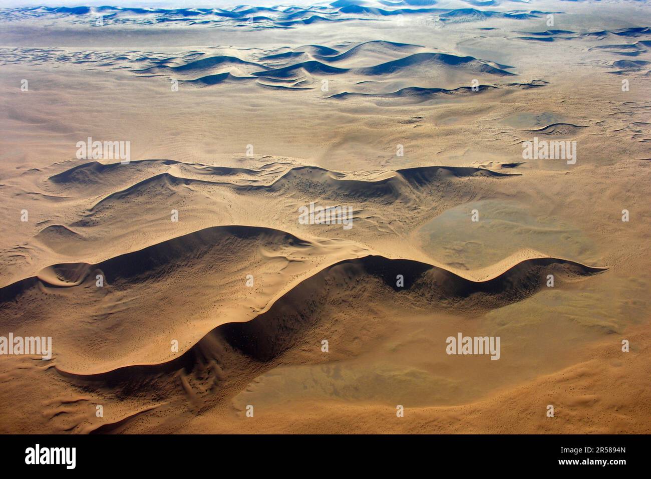 Aerial view. namib desert. Namibia Stock Photo - Alamy