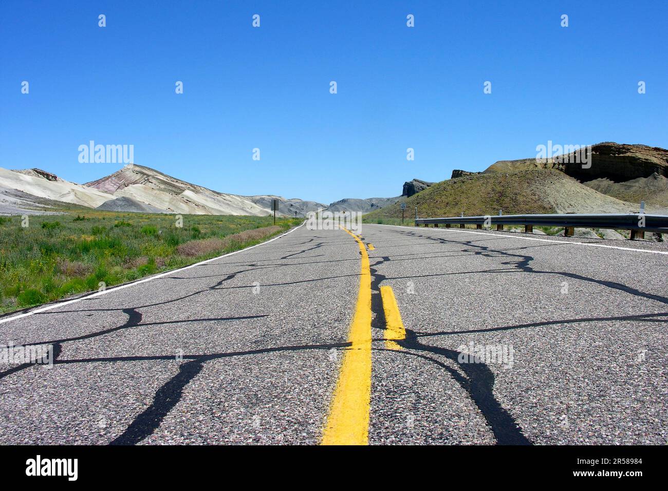 The road. Utah. United States of America Stock Photo - Alamy