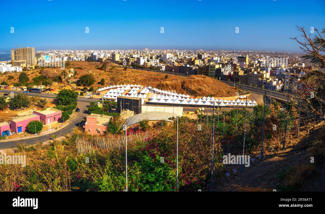 Aerial view of the city of Dakar, Senegal Stock Photo - Alamy