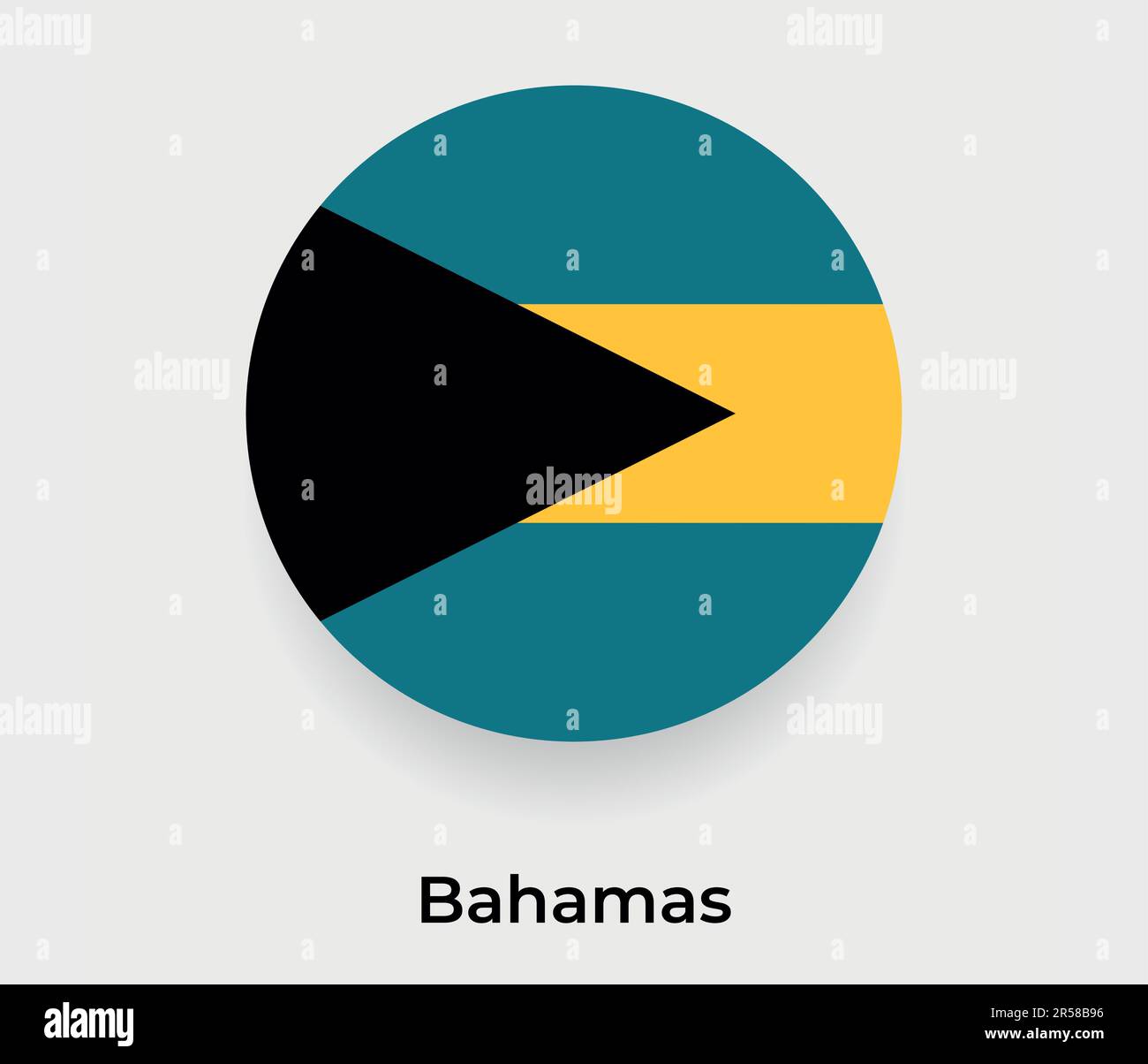 Bahamas flag bubble circle round shape icon vector illustration Stock Vector Image & Art - Alamy