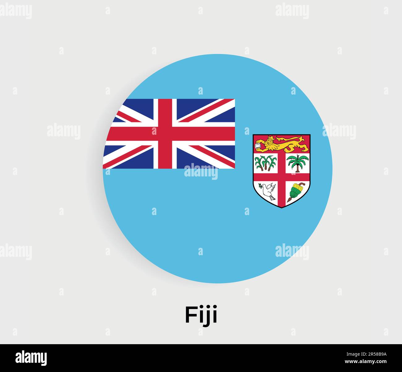 Fiji flag icons hi-res stock photography and images - Alamy