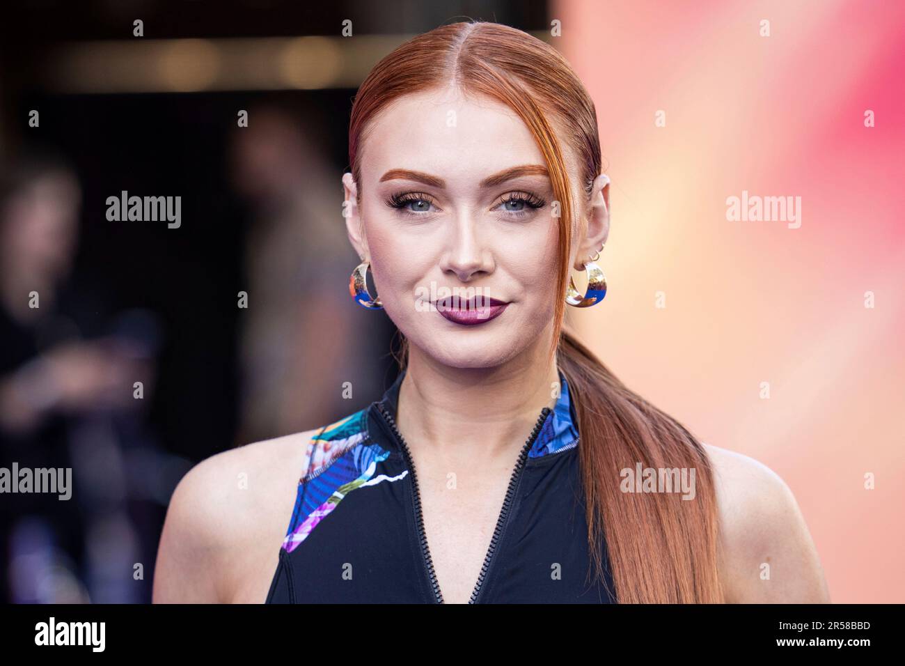 Elz the Witch poses for photographers upon arrival at the premiere of ...