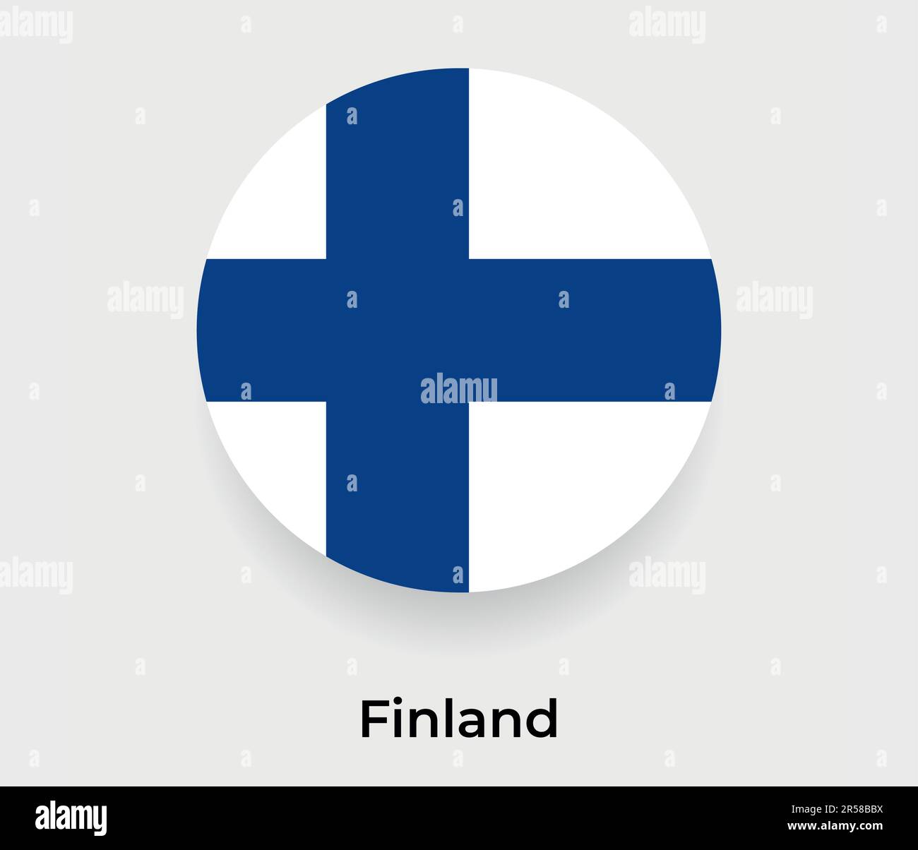 Finland flag bubble circle round shape icon vector illustration Stock Vector Image & Art - Alamy