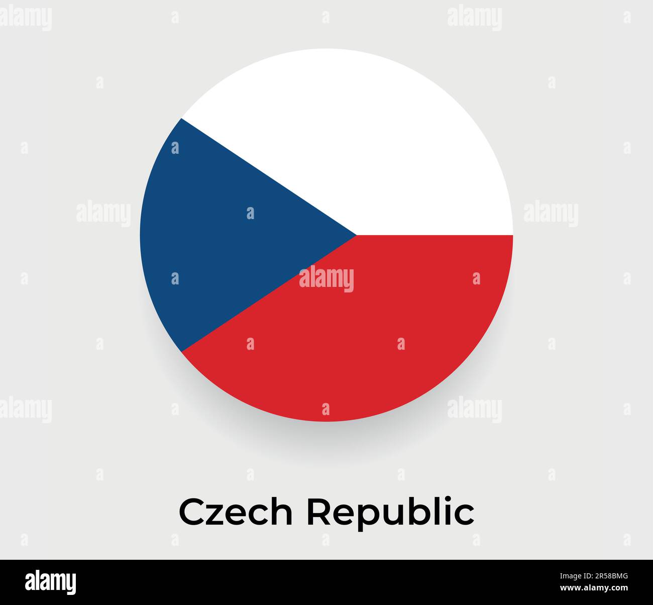 Flags of czech republic Stock Vector Images - Alamy