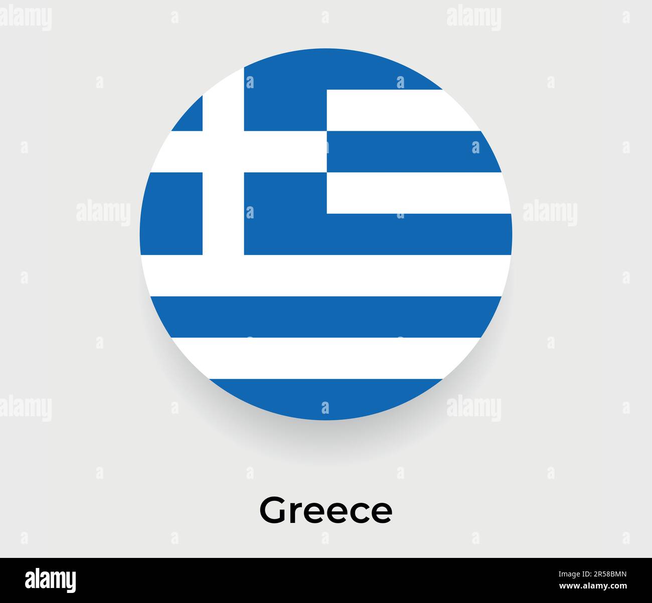Greek Flag Circle Png