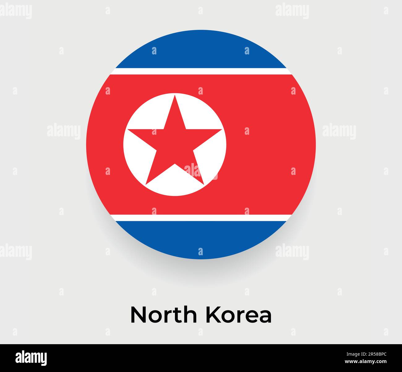 Map flag north korea national Stock Vector Images - Alamy