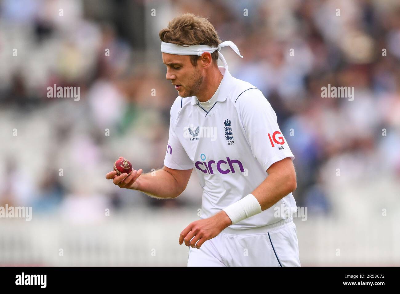 Stuart Broad of England during the LV= Insurance day one Test match ...