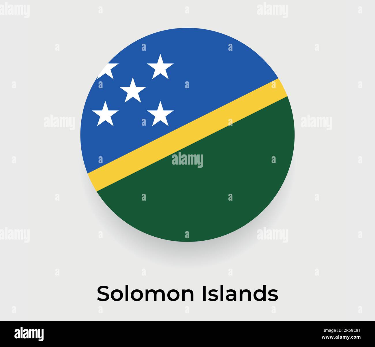 Solomon islands flag map hi-res stock photography and images - Alamy