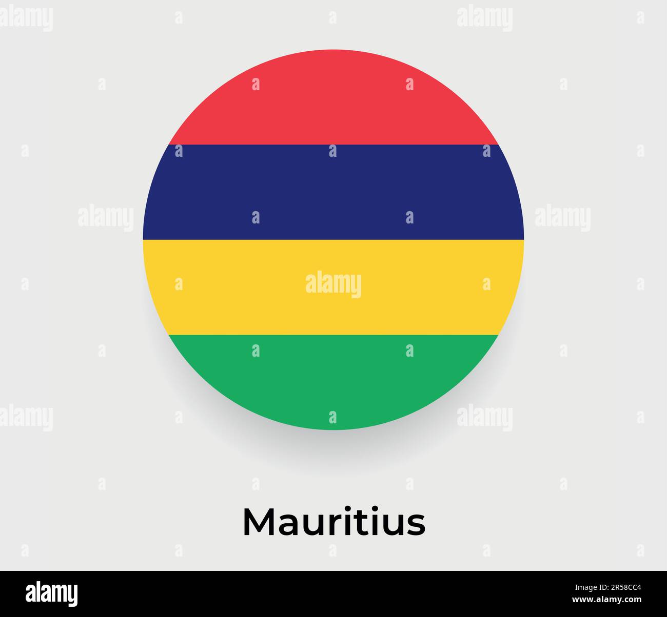 Mauritius national flag Stock Vector Images - Alamy