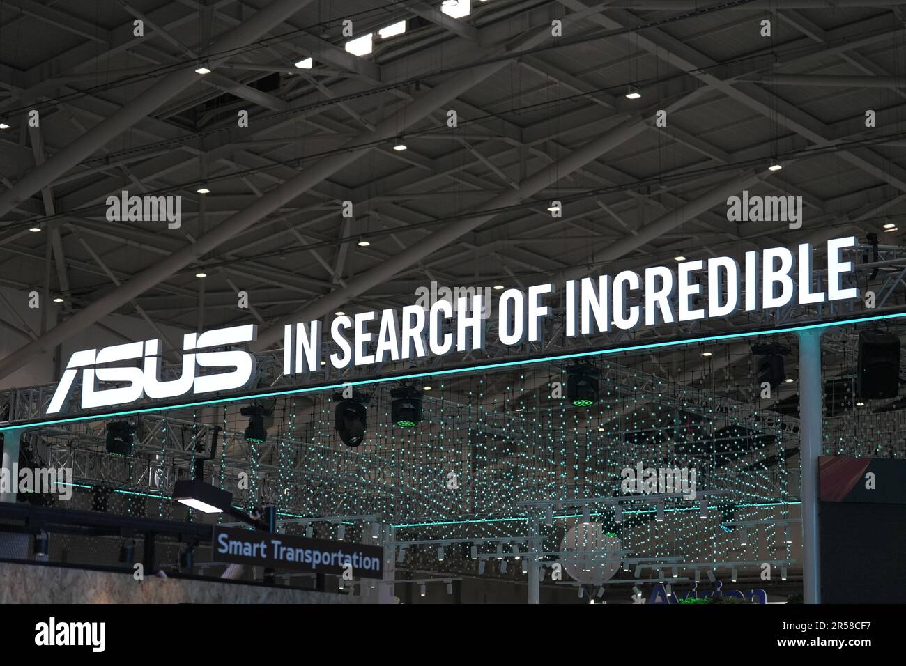 Taipei, Taiwan. 01st June, 2023. The logo of ASUSTek Computer Inc ...