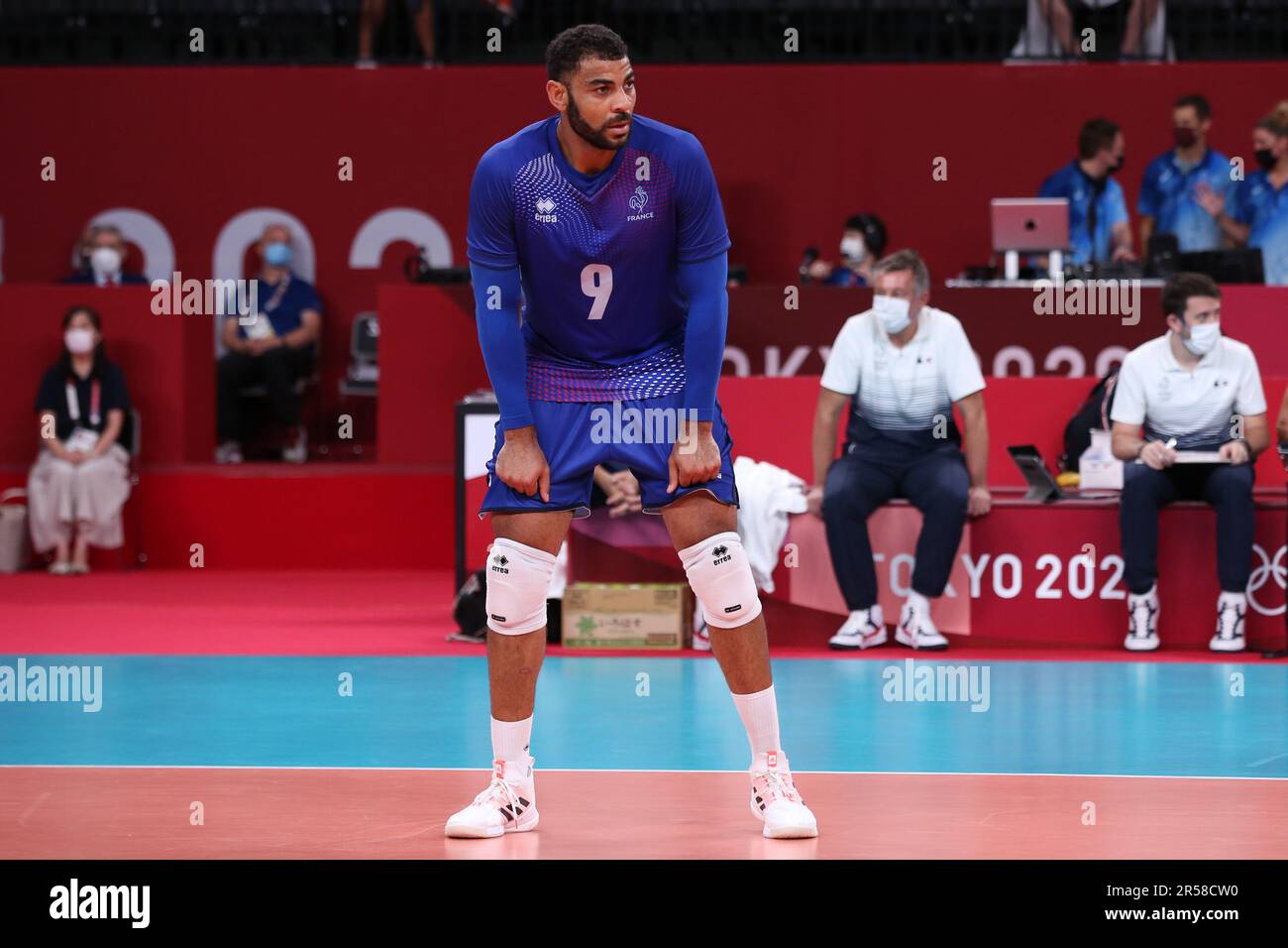 AUG 7, 2021 - Tokyo, Japan: Earvin NGAPETH #9 of Team France in the ...