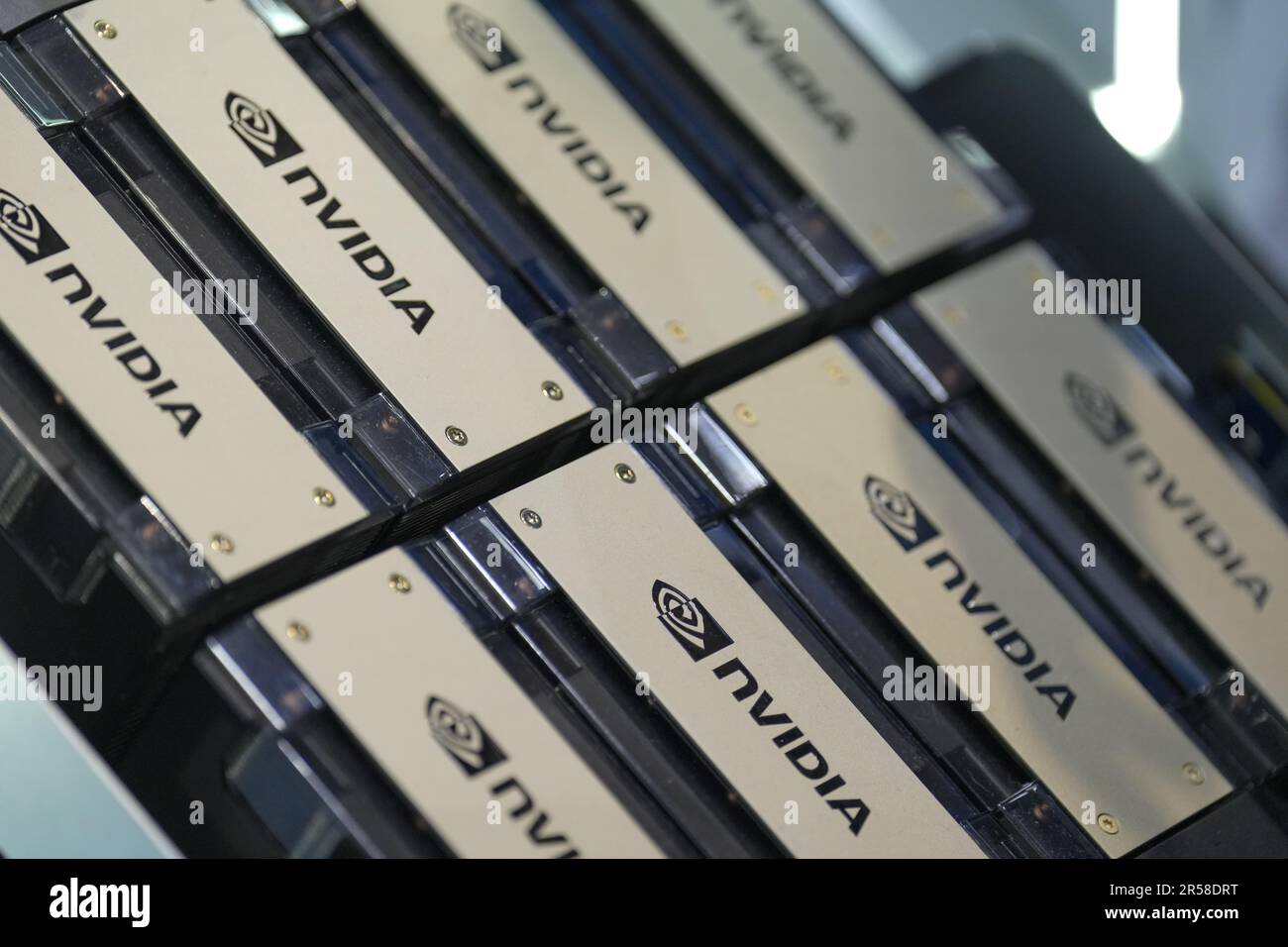 Taipei, Taiwan. 01st June, 2023. A server with the Grace hopper ...