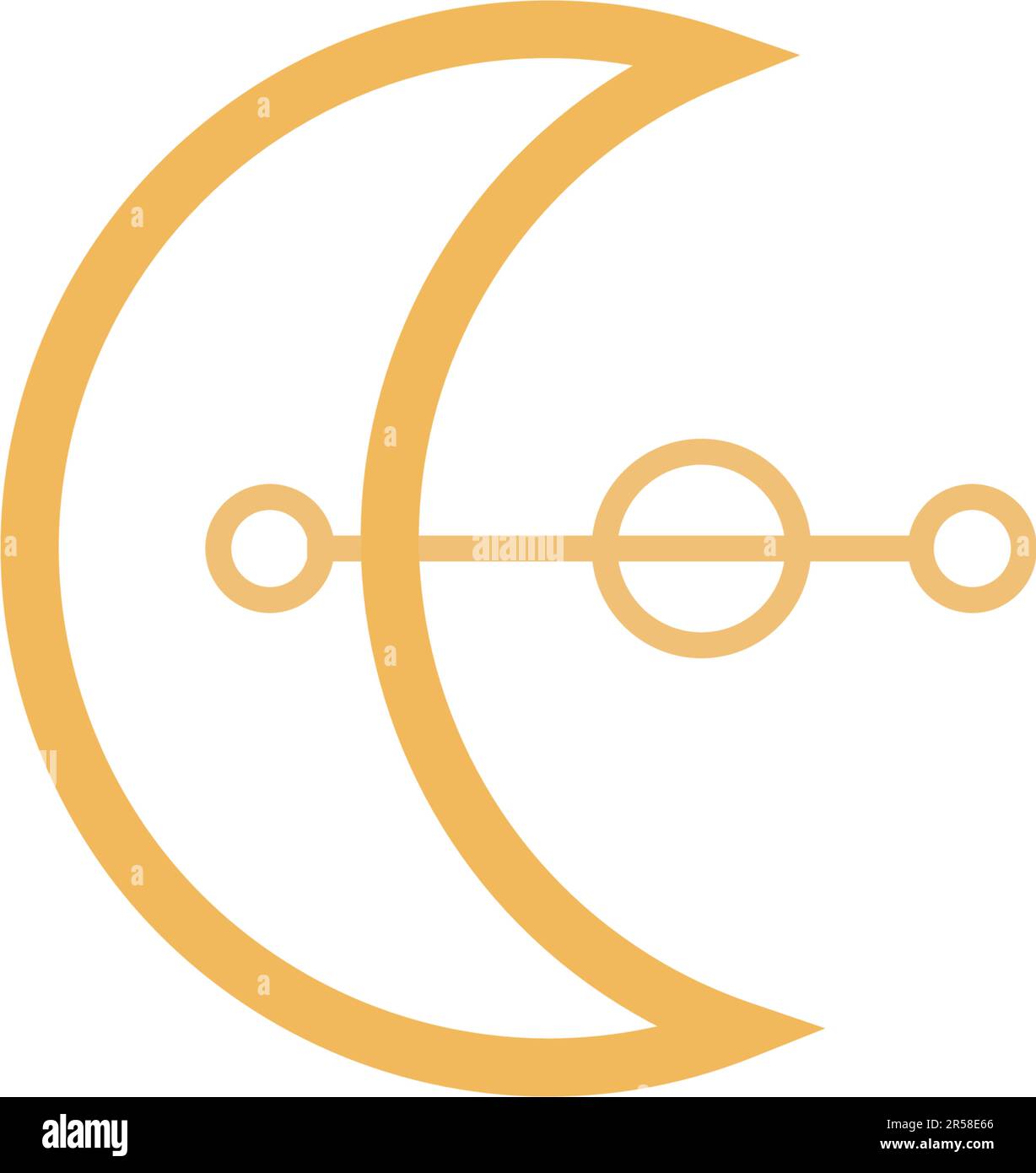 Phase lune Stock Vector Images - Alamy