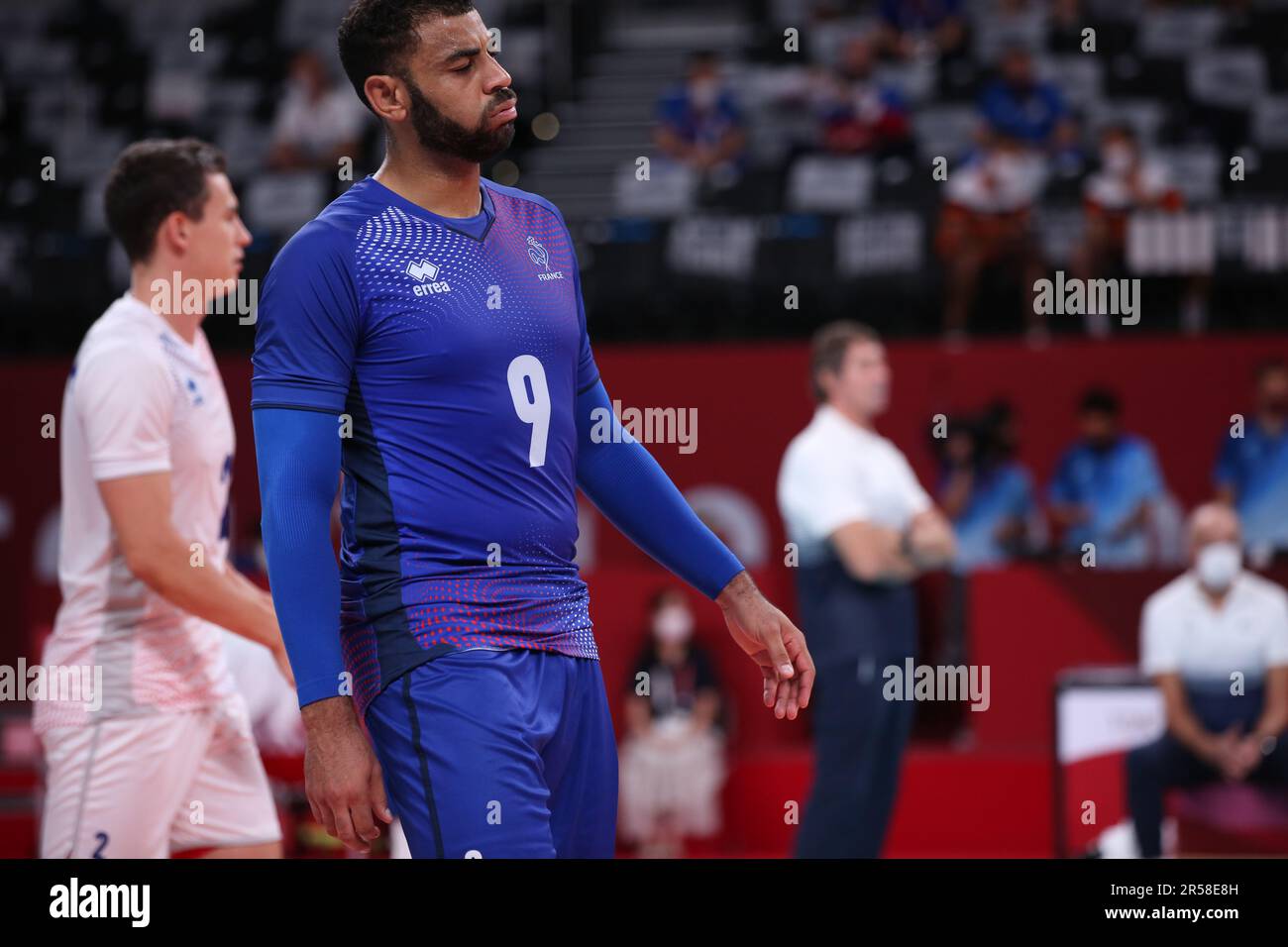 AUG 7, 2021 - Tokyo, Japan: Earvin NGAPETH #9 of Team France in the ...
