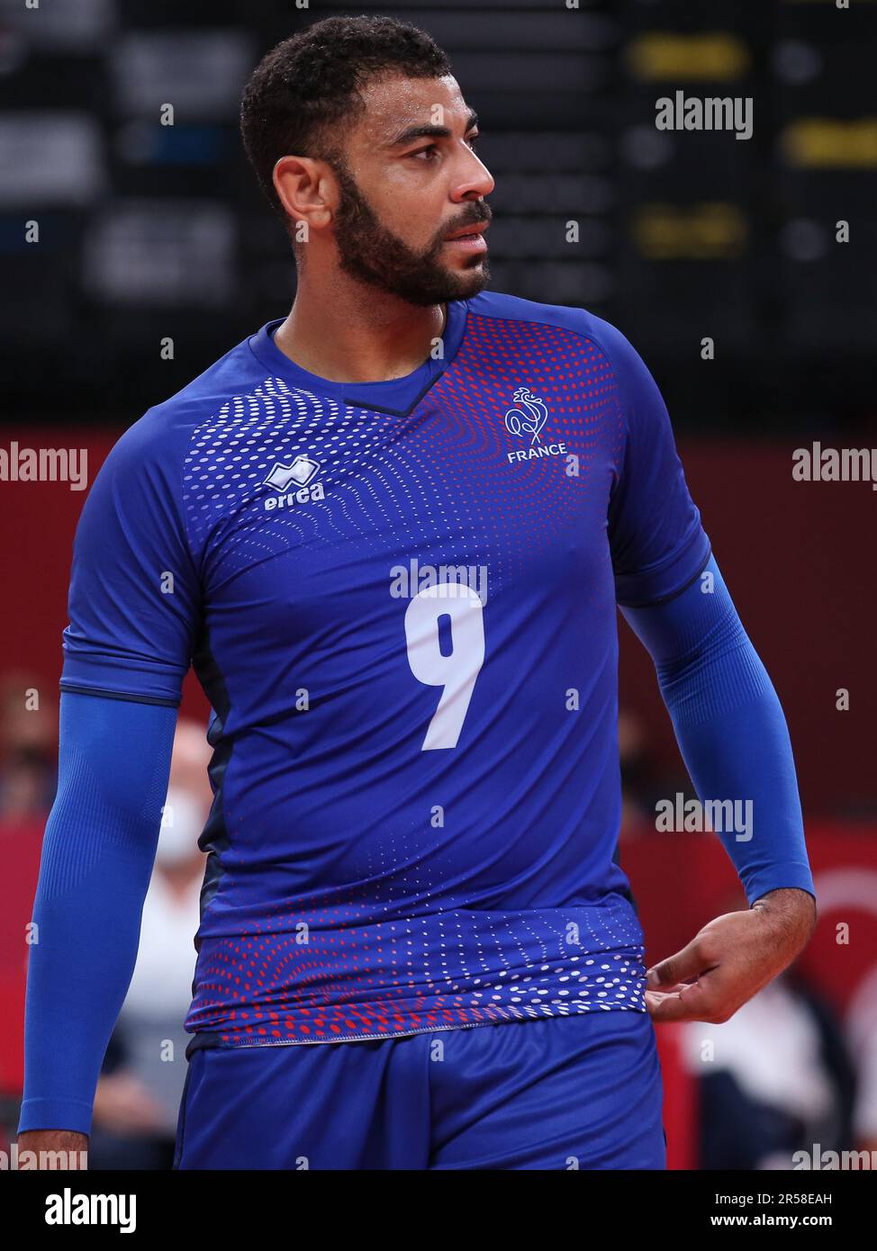 AUG 7, 2021 - Tokyo, Japan: Earvin NGAPETH #9 of Team France in the ...