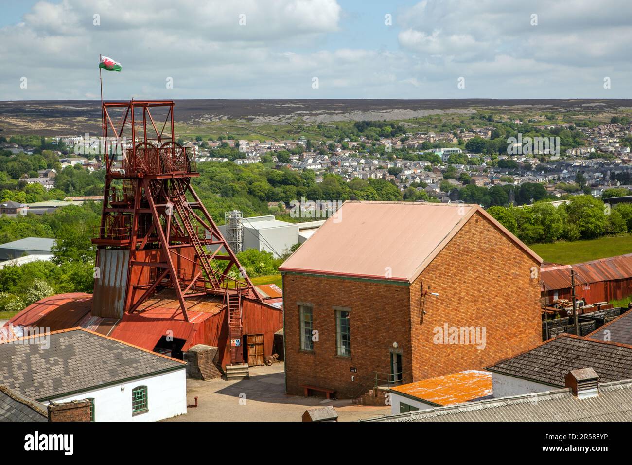 The big pit and world heritage site, former South Wales coal mine now a ...