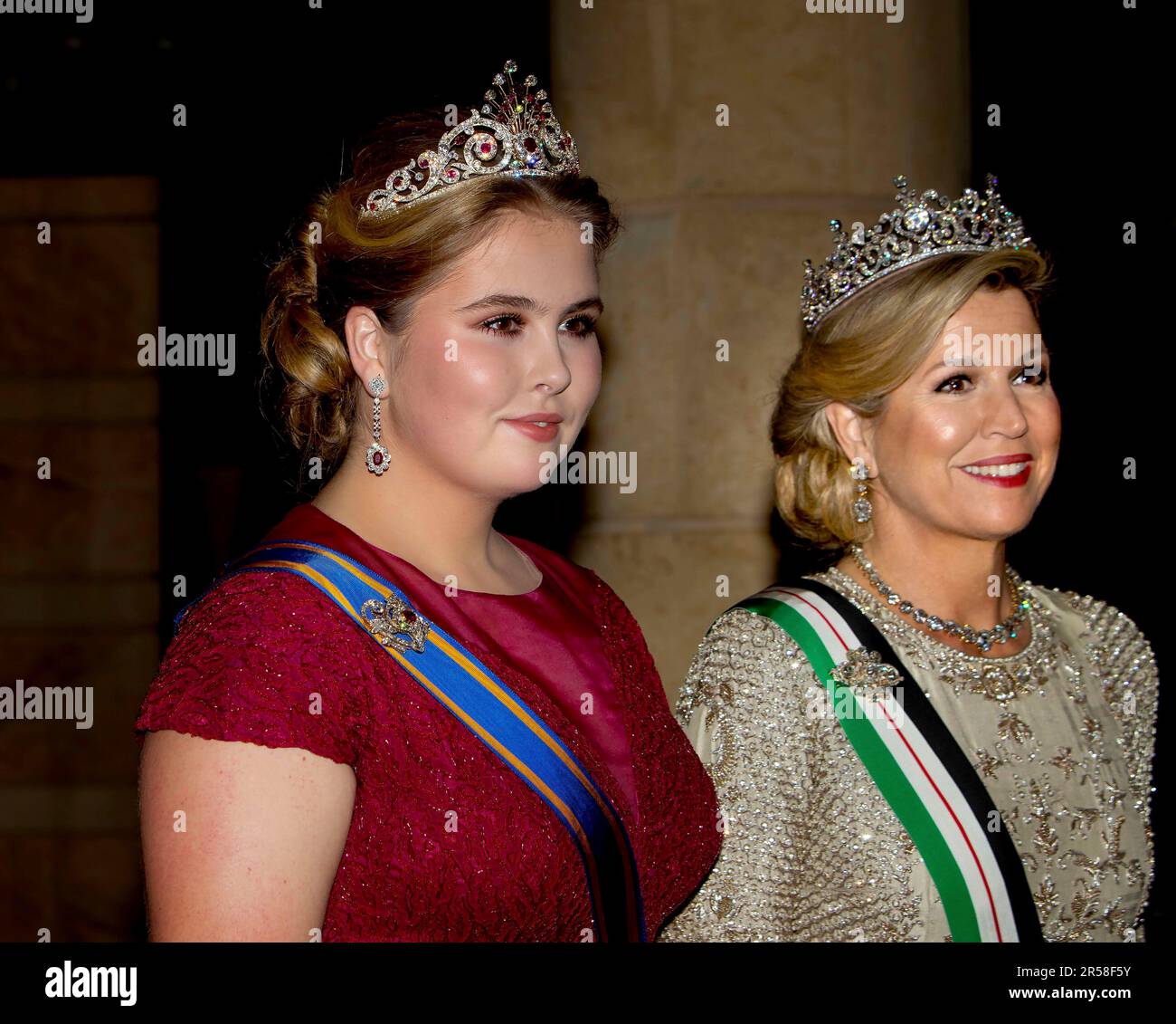 Amman, Jordanien. 01st June, 2023. Queen Maxima and Princess Amalia of ...