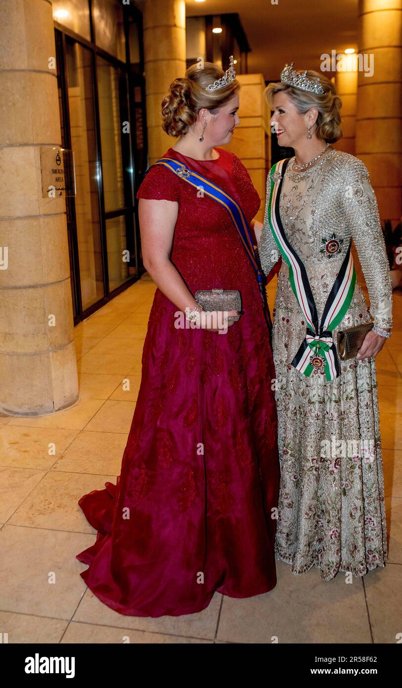 Amman, Jordanien. 01st June, 2023. Queen Maxima and Princess Amalia of ...