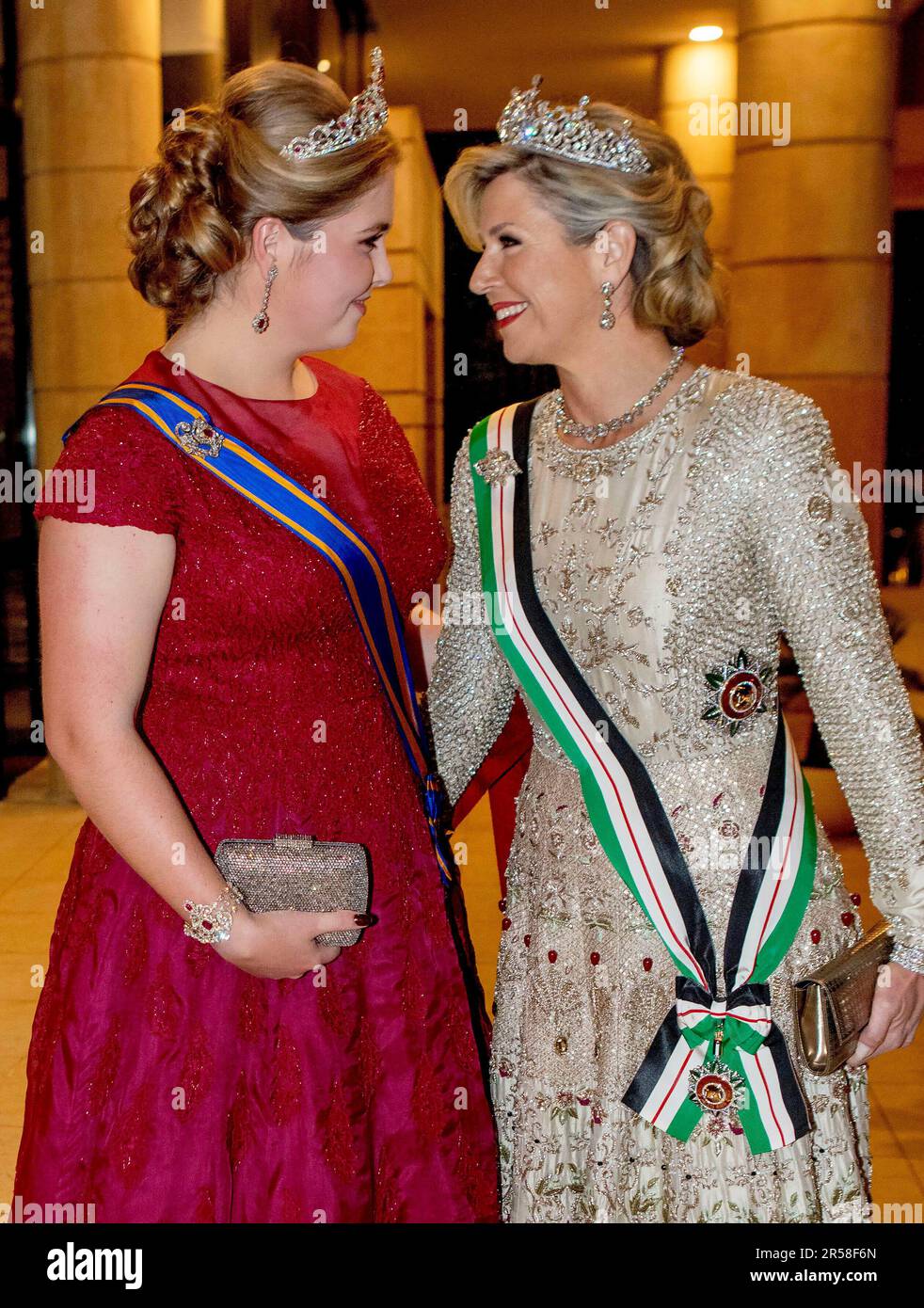 Amman, Jordanien. 01st June, 2023. Queen Maxima and Princess Amalia of ...
