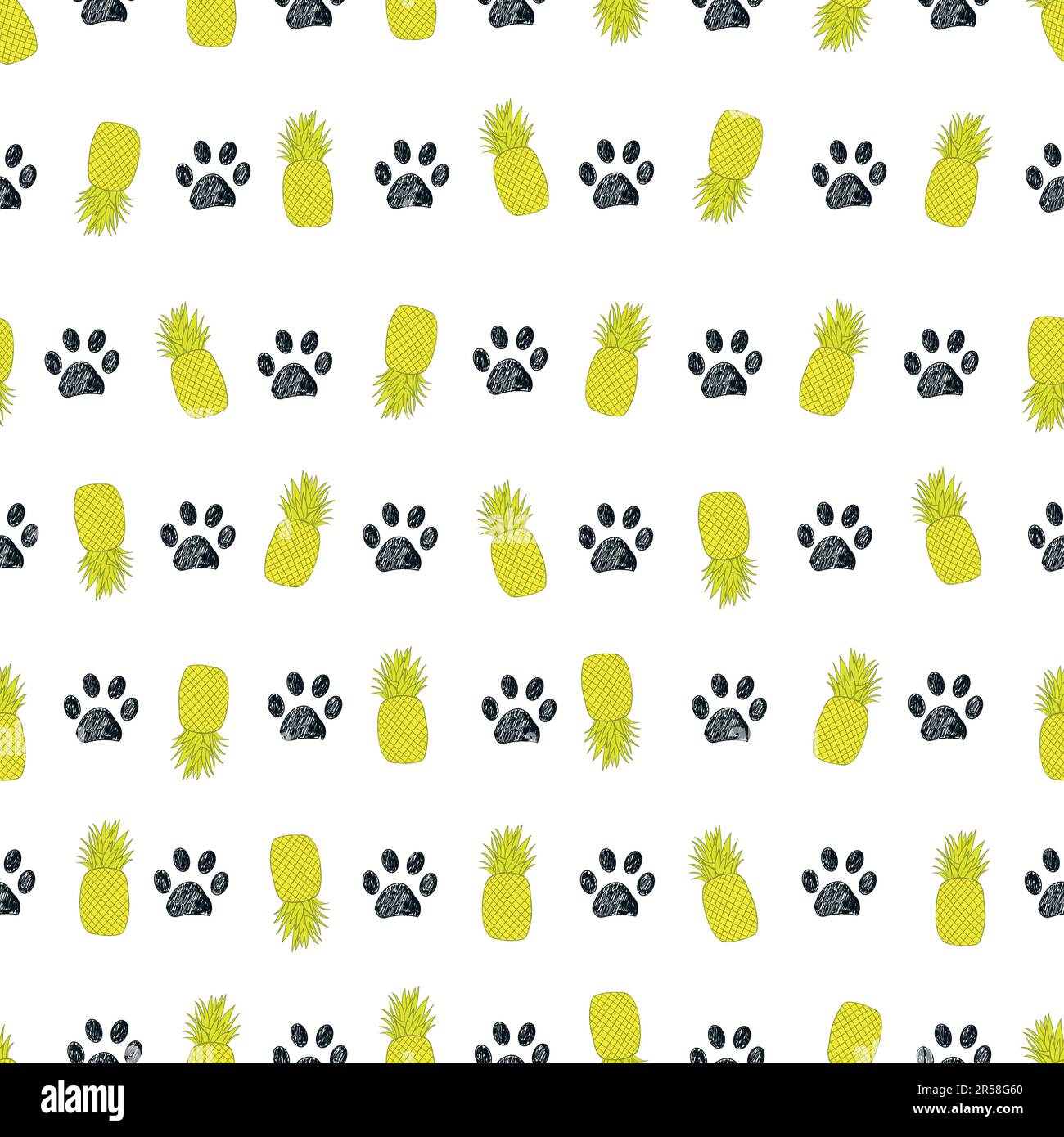 Beach paw prints Stock Vector Images - Alamy