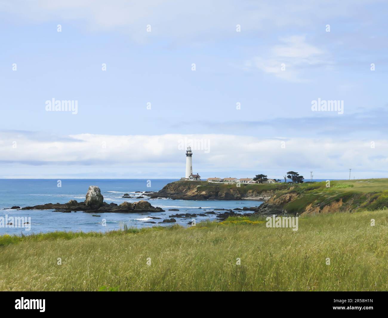 Pigeon Point Lighthouse, Pescadero, California Stock Photo - Alamy